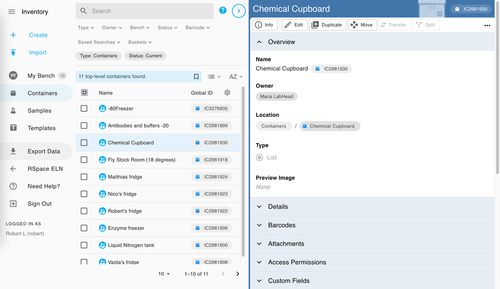 RSpace ELN & Inventory