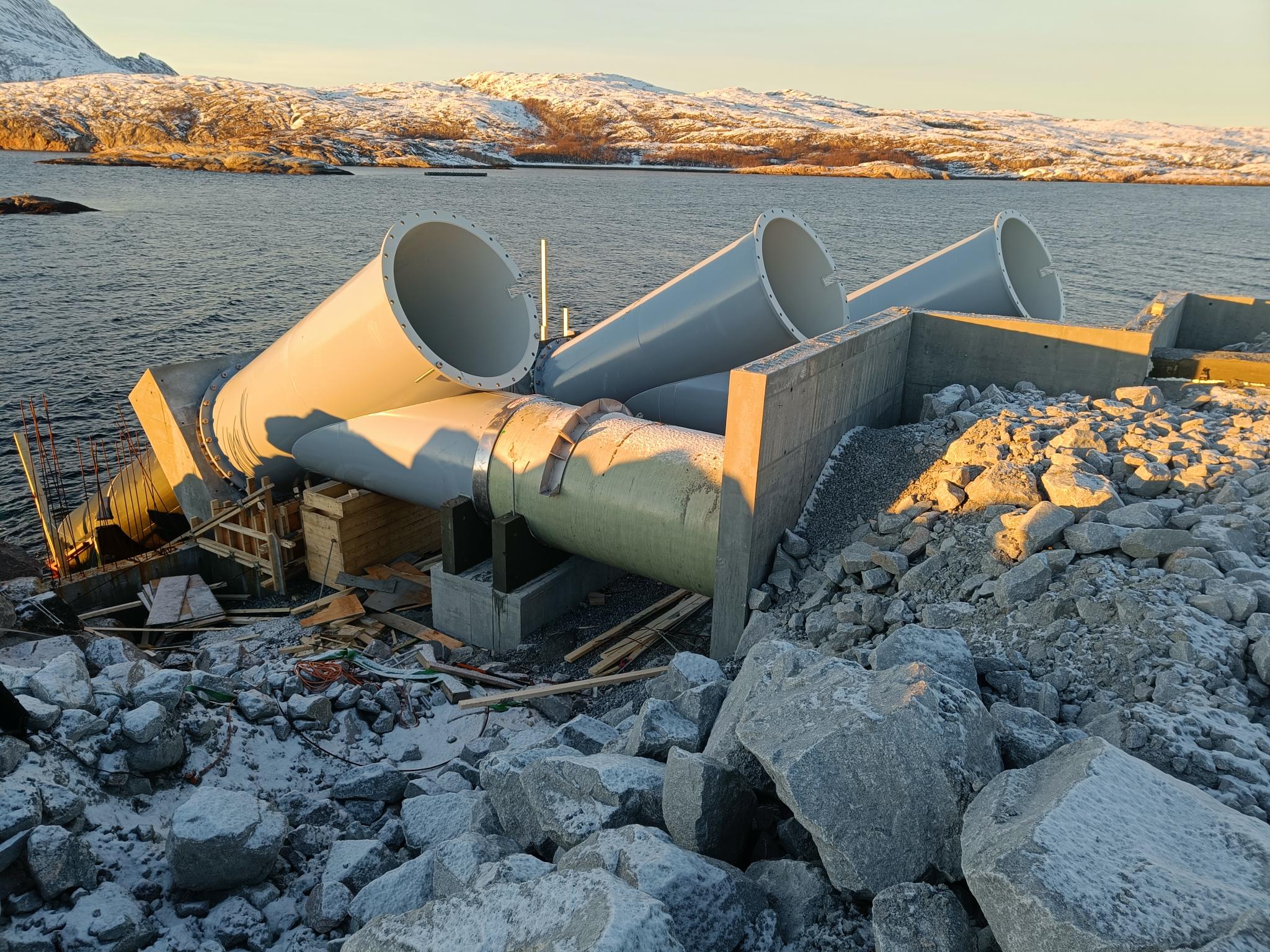 Giant pipes for Gigante Salmon - Nordic Steel Group