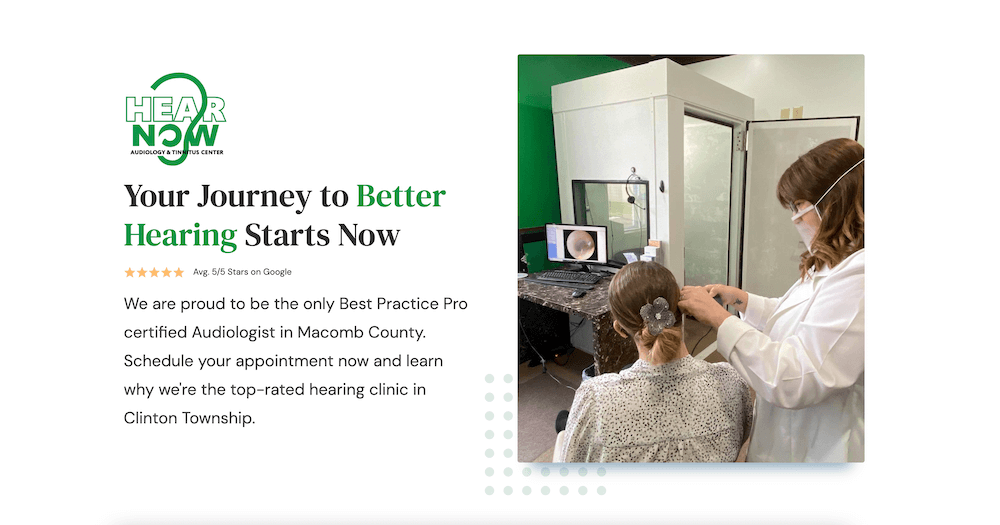 Hear Now Audiology & Tinnitus Center | Clinton Twp, MI