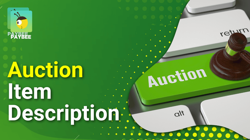 Auction Item Description Examples: Optimizing Your Auction Item ...