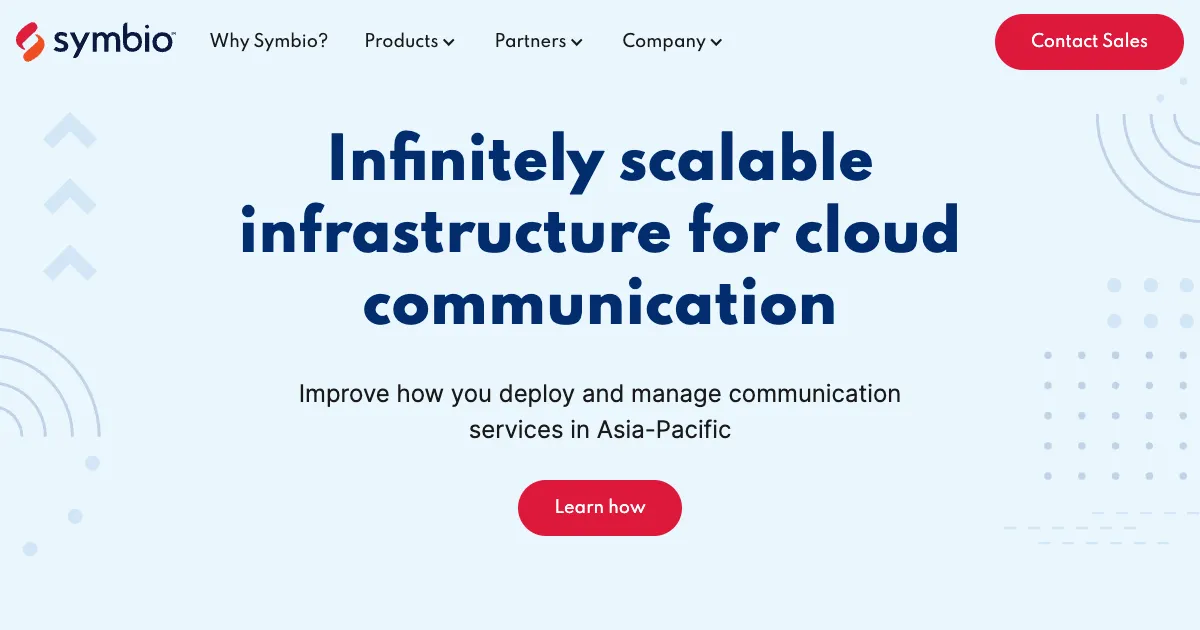 Symbio | The platform for modern communications