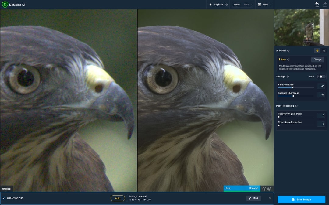 DeNoise AI - Remarkable Image Noise Reduction