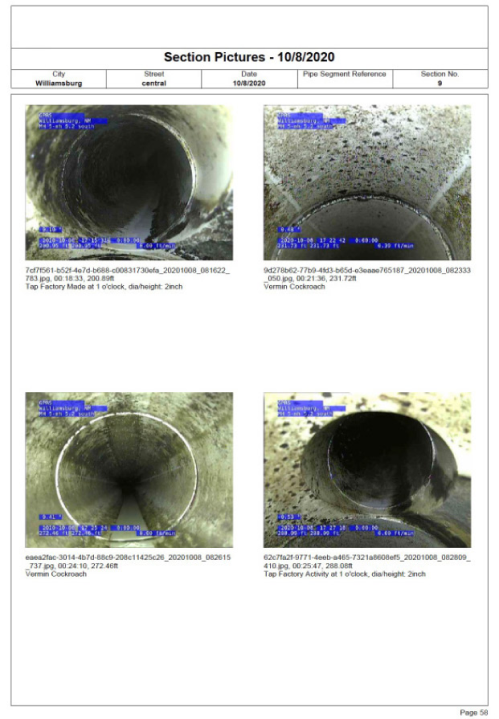 GPRS Video Pipe Inspection Services