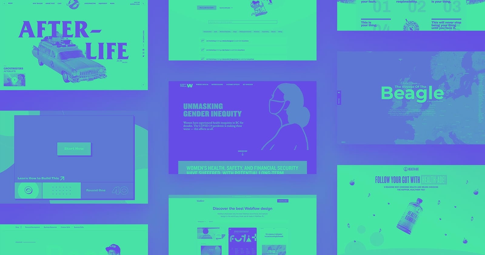 Our 15 favorite websites from August 2018 | Webflow Blog