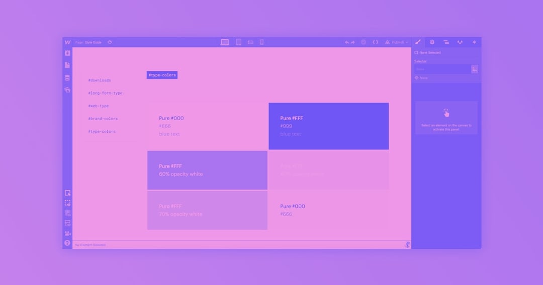 How to create a website style guide: 6 benefits & examples | Webflow Blog