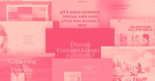 20 unique personal website & portfolio examples for 2024 | Webflow Blog