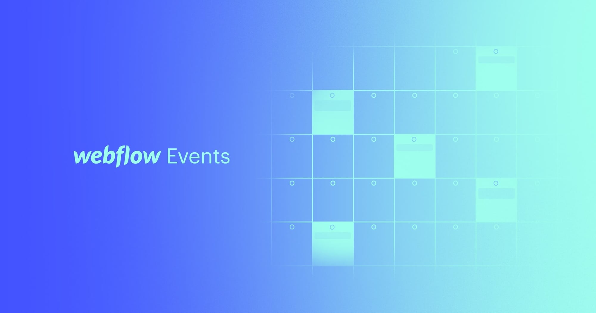 Introducing the new Webflow Events hub | Webflow Blog