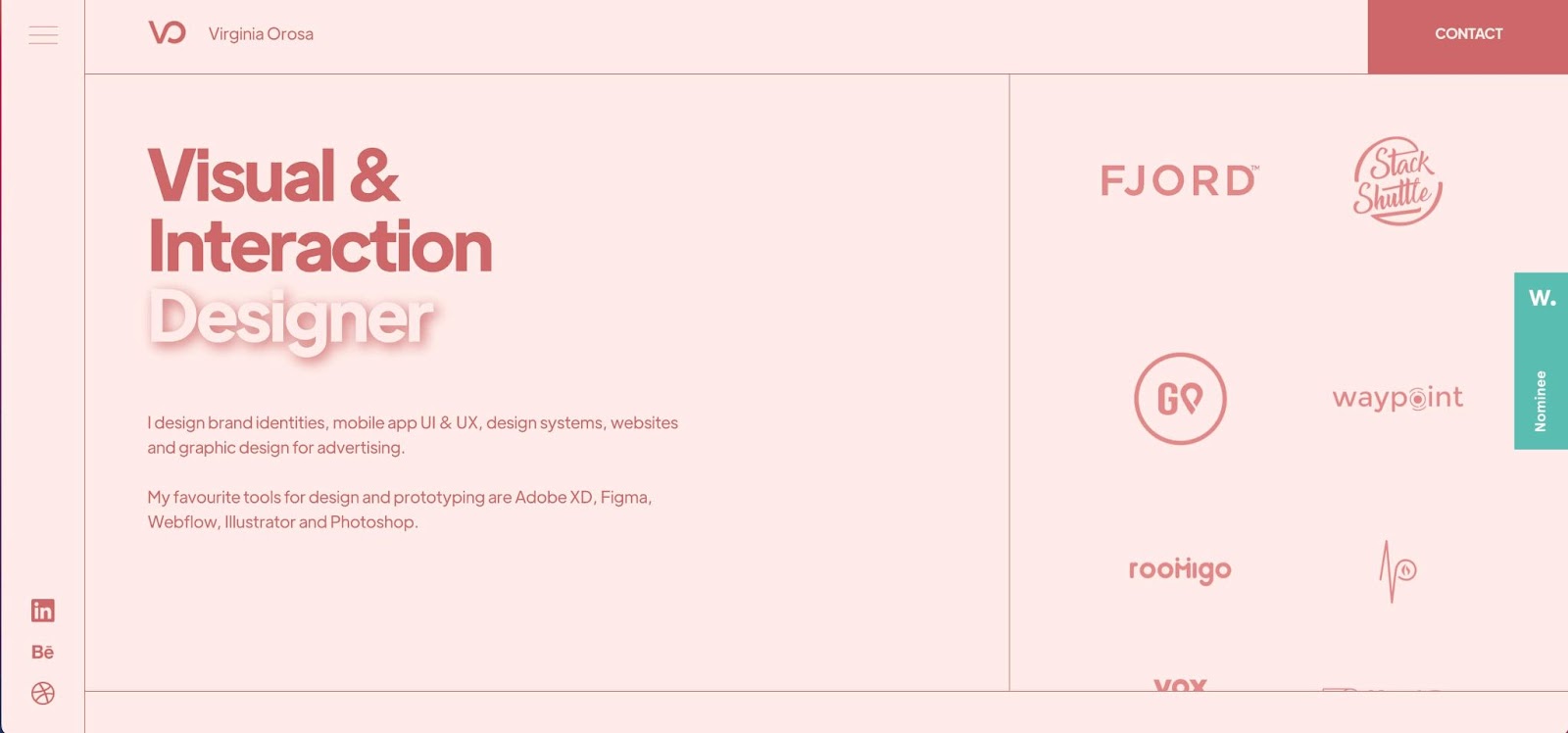 10 stunning web portfolio examples | Webflow Blog