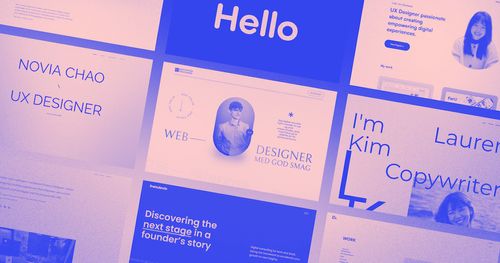 9 great graduate portfolio examples | Webflow Blog