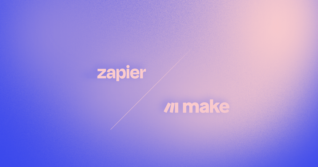 Zapier vs. Make: Which one should you really go with? | Webflow Blog