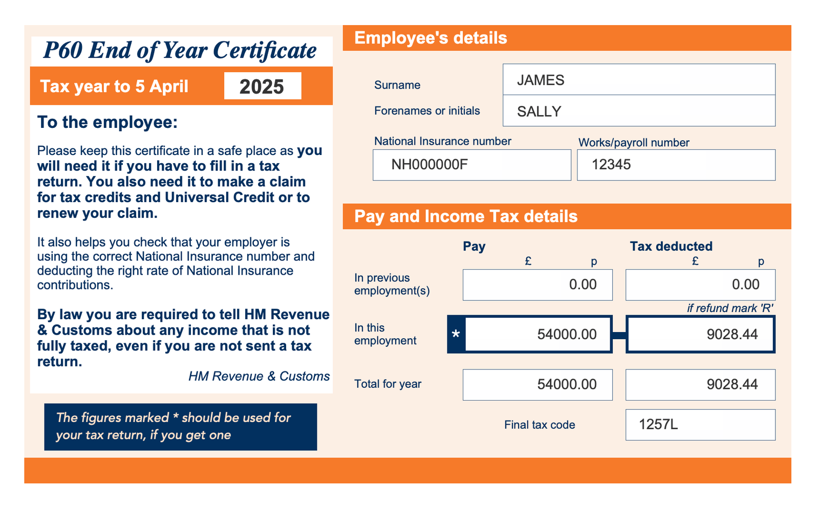 P60 Meaning Explained | What Your Tax Form Tells You | Try a Free Sample