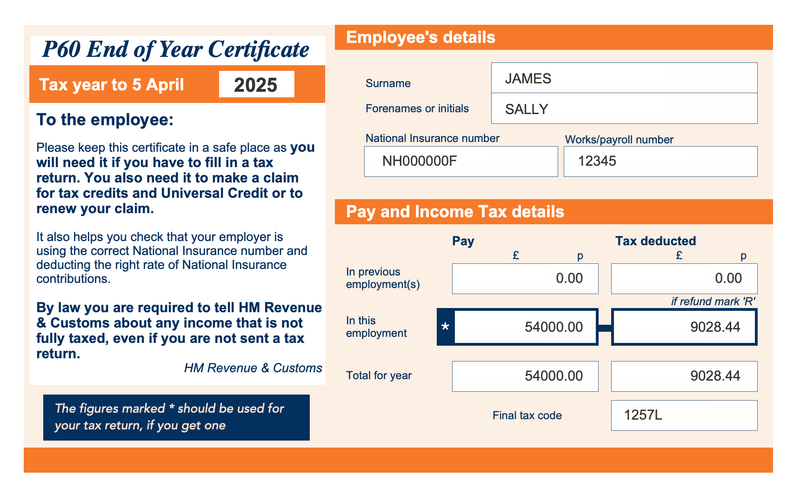 P60 Meaning Explained | What Your Tax Form Tells You | Try a Free Sample
