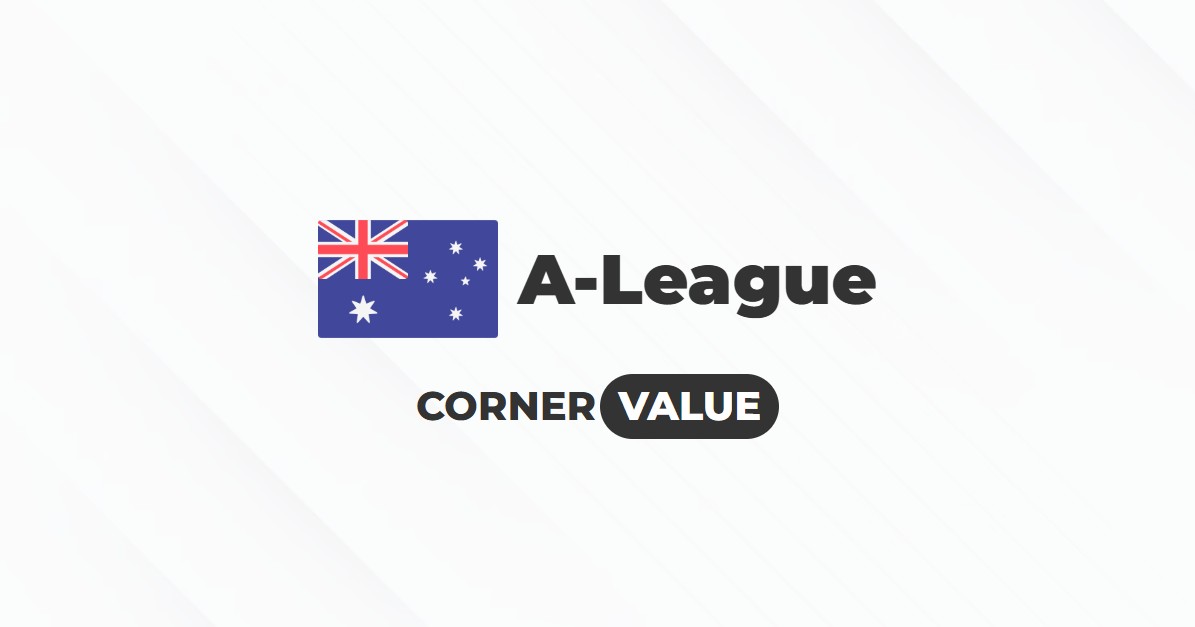 A-League Australia Corner Stats, Total Corners, and Average Corners Per ...