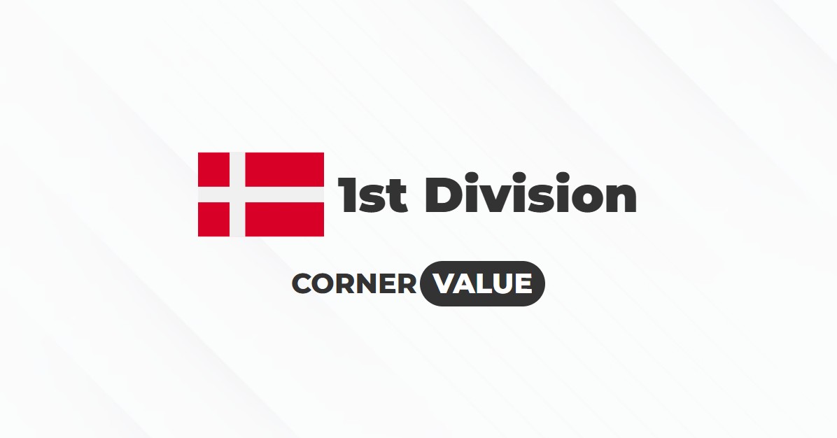 1st Division Denmark Corner Stats, Total Corners, and Average Corners ...