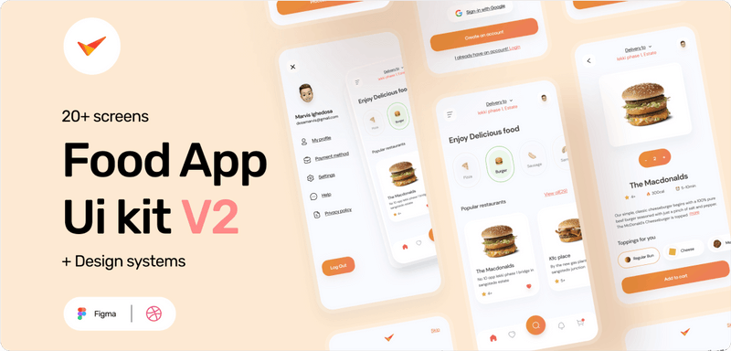 Food Ordering UI Kit