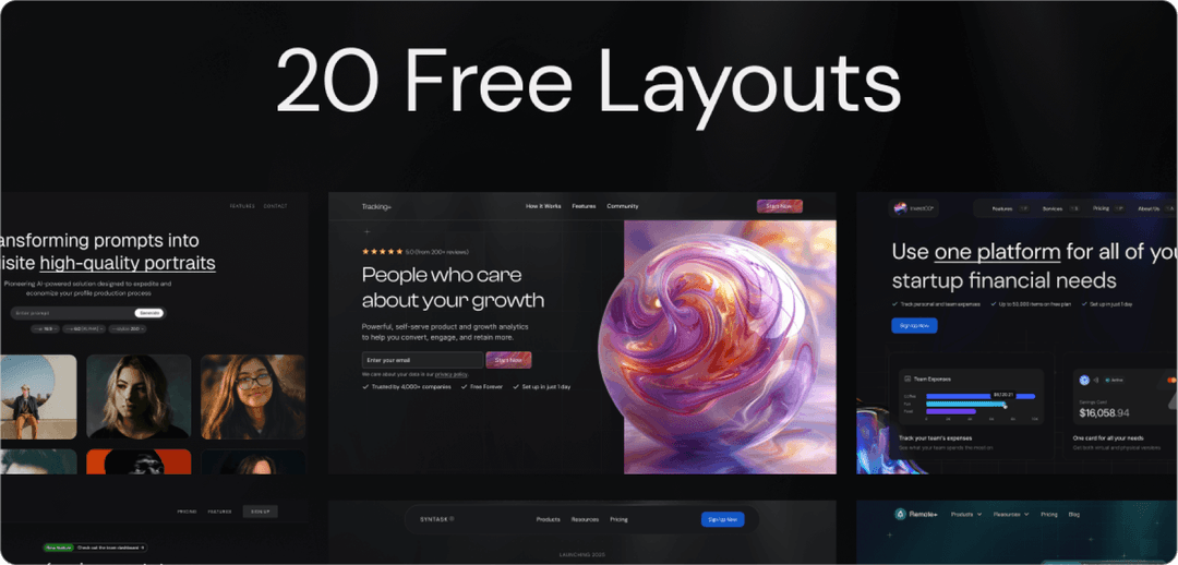 20 Stunning Hero Sections