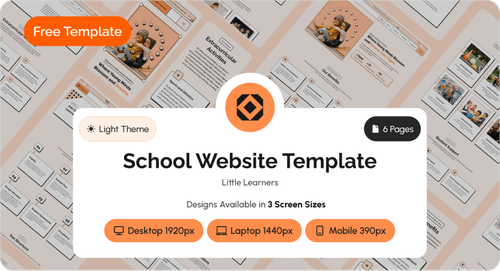 School Website Design Template