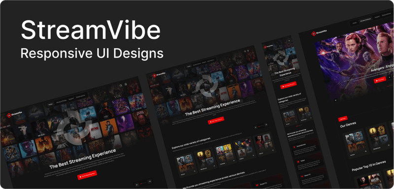 Video Streaming Website Template