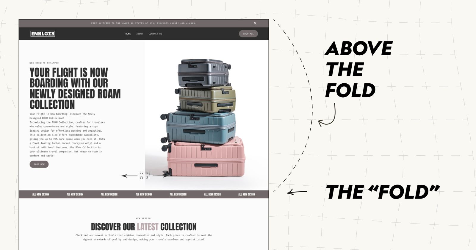 Understanding "Above the Fold" and the Hero Section of a Website