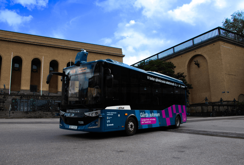 Gothenburg's First SAE Level-4 Automated Bus Begins Passenger Service