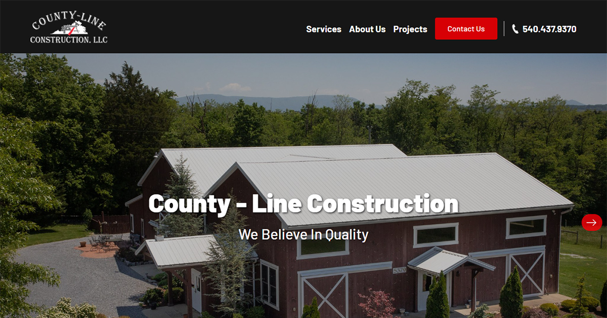 County-Line Construction - Local General Contractor - Harrisonburg,VA