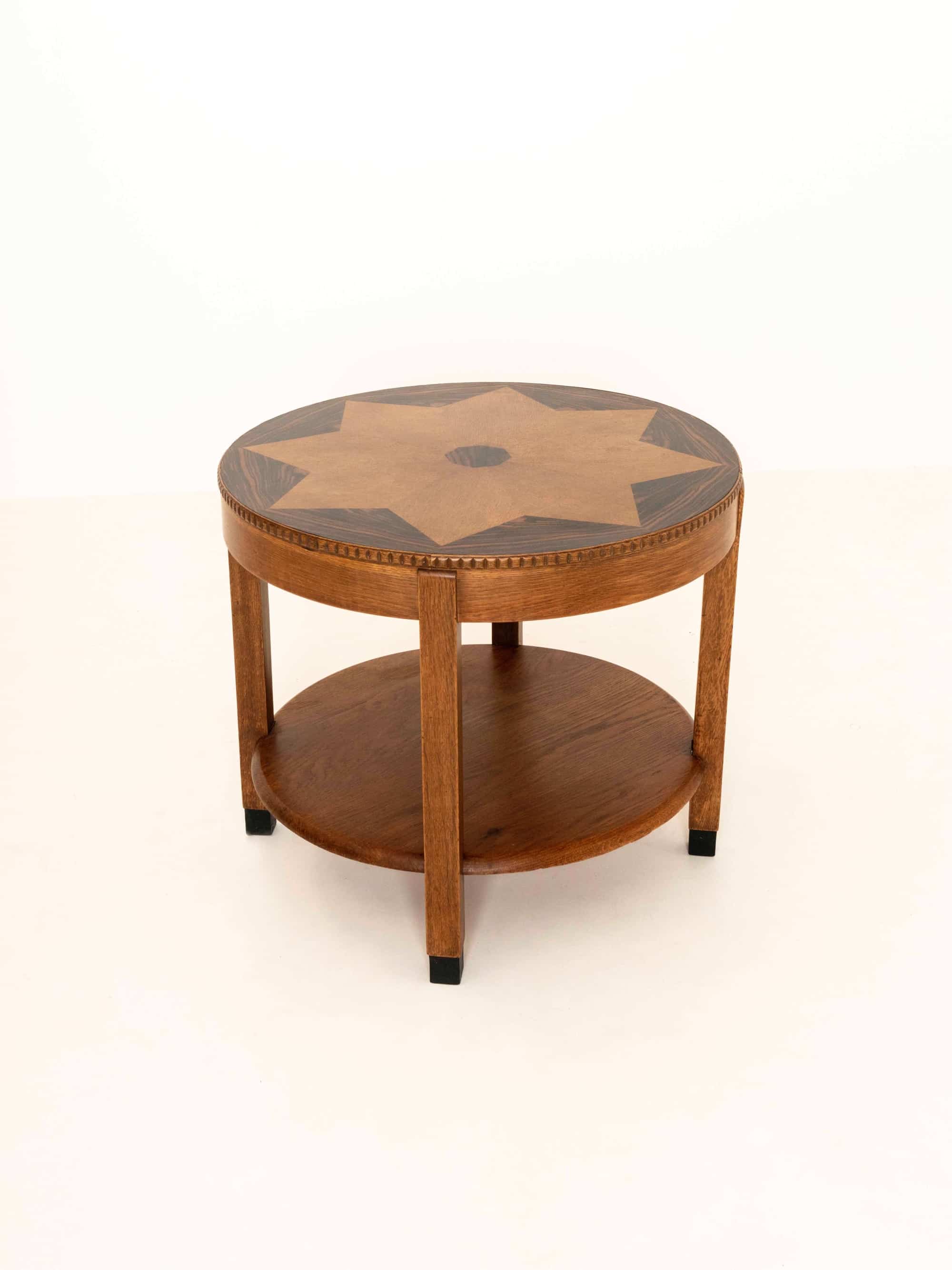 Amsterdam School Coffee Table with Star Design in the Top, The ...
