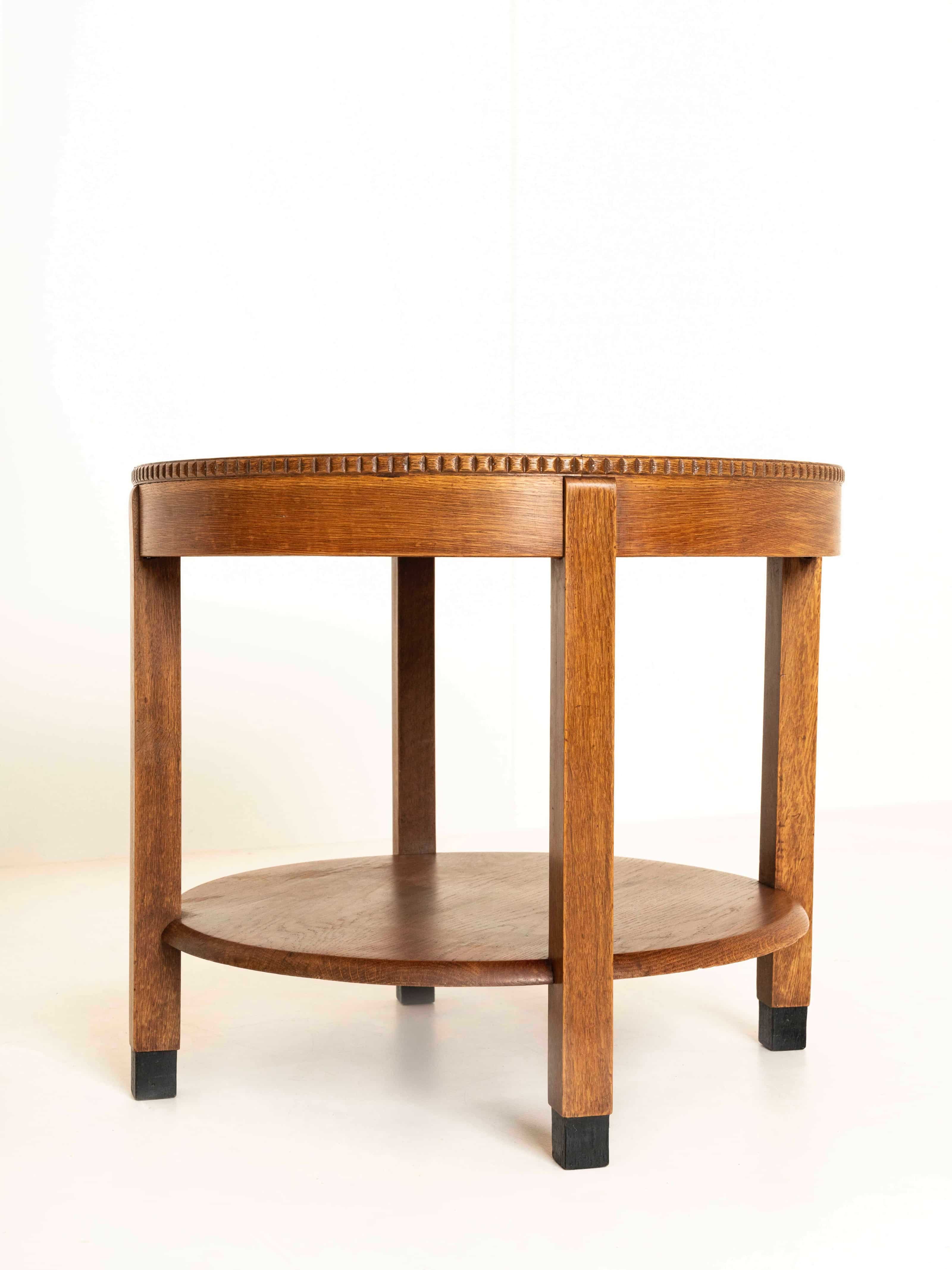 Amsterdam School Coffee Table with Star Design in the Top, The ...