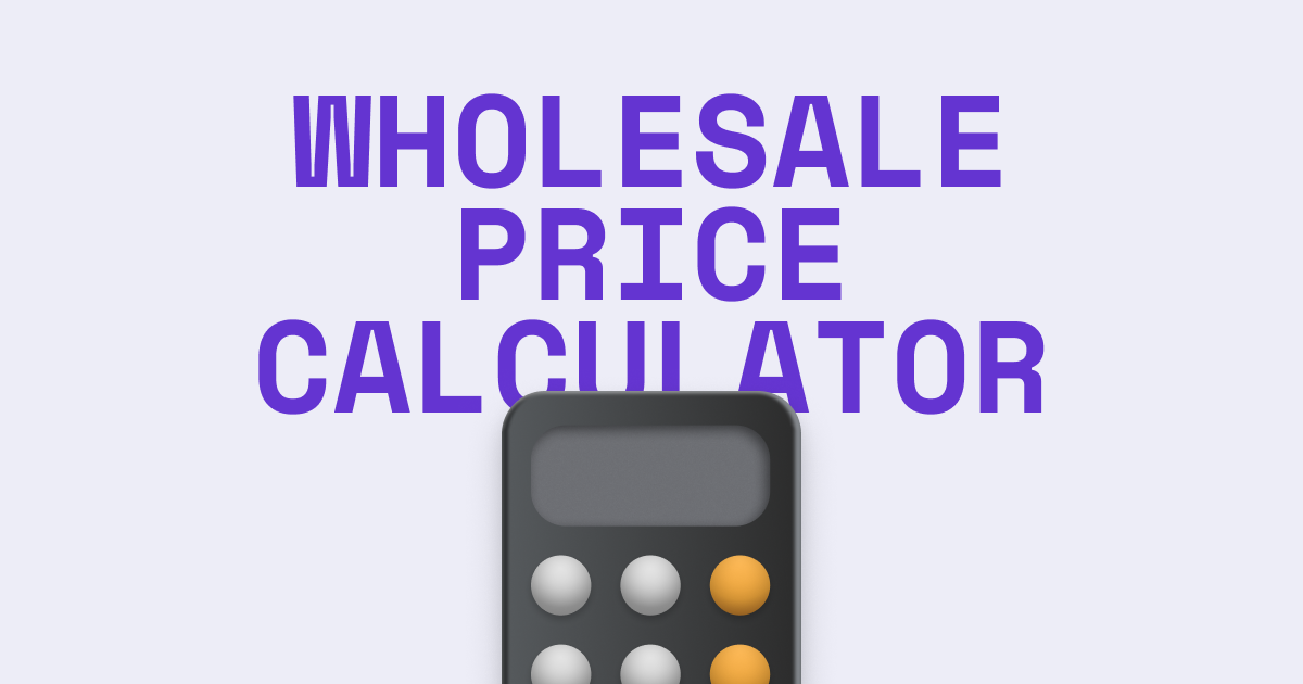 Calculadora de precios al por mayor gratuita de Wholesale Helper ...