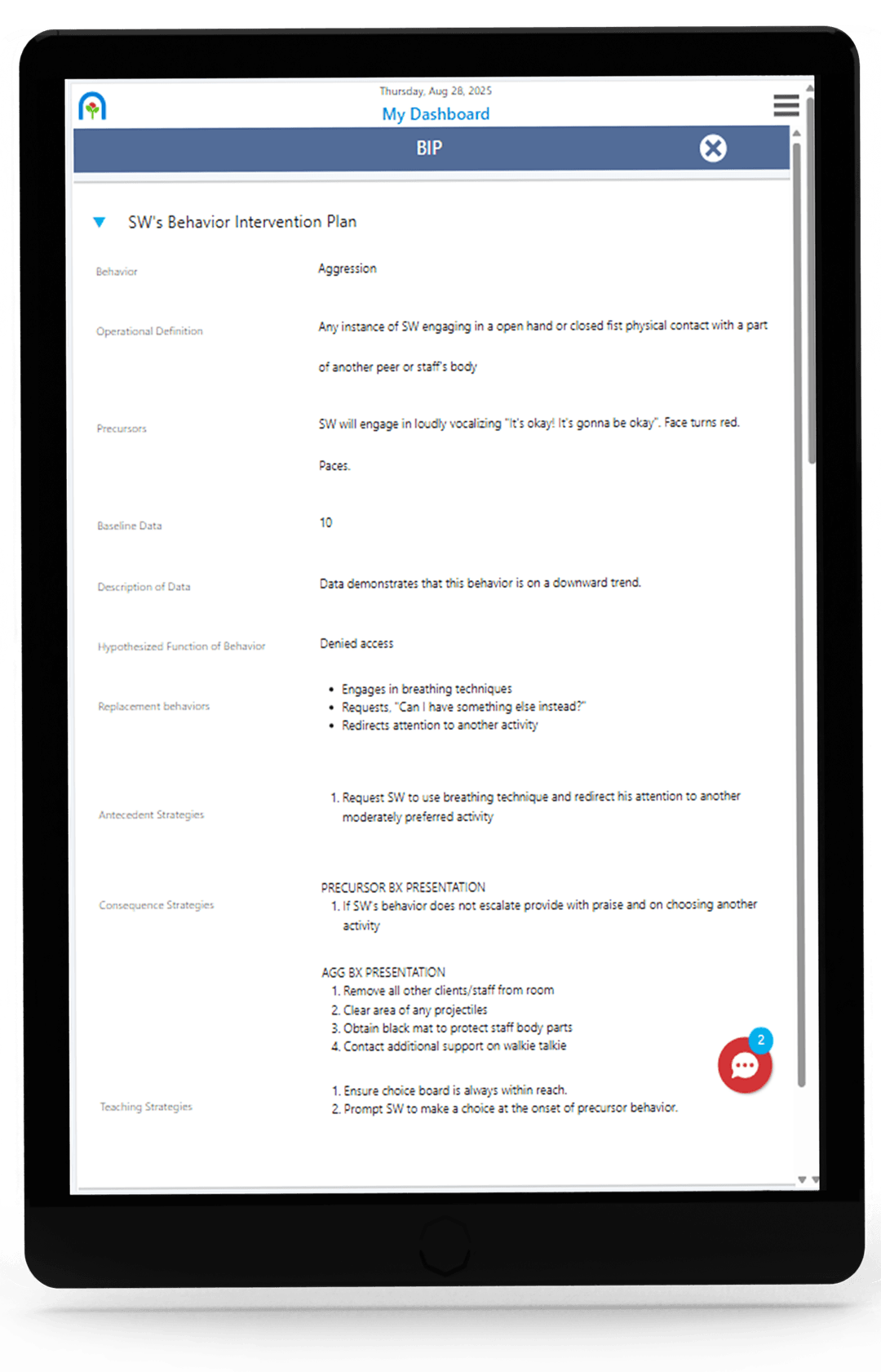 RBT Software Tools | Artemis ABA for Data Collection & Session Notes