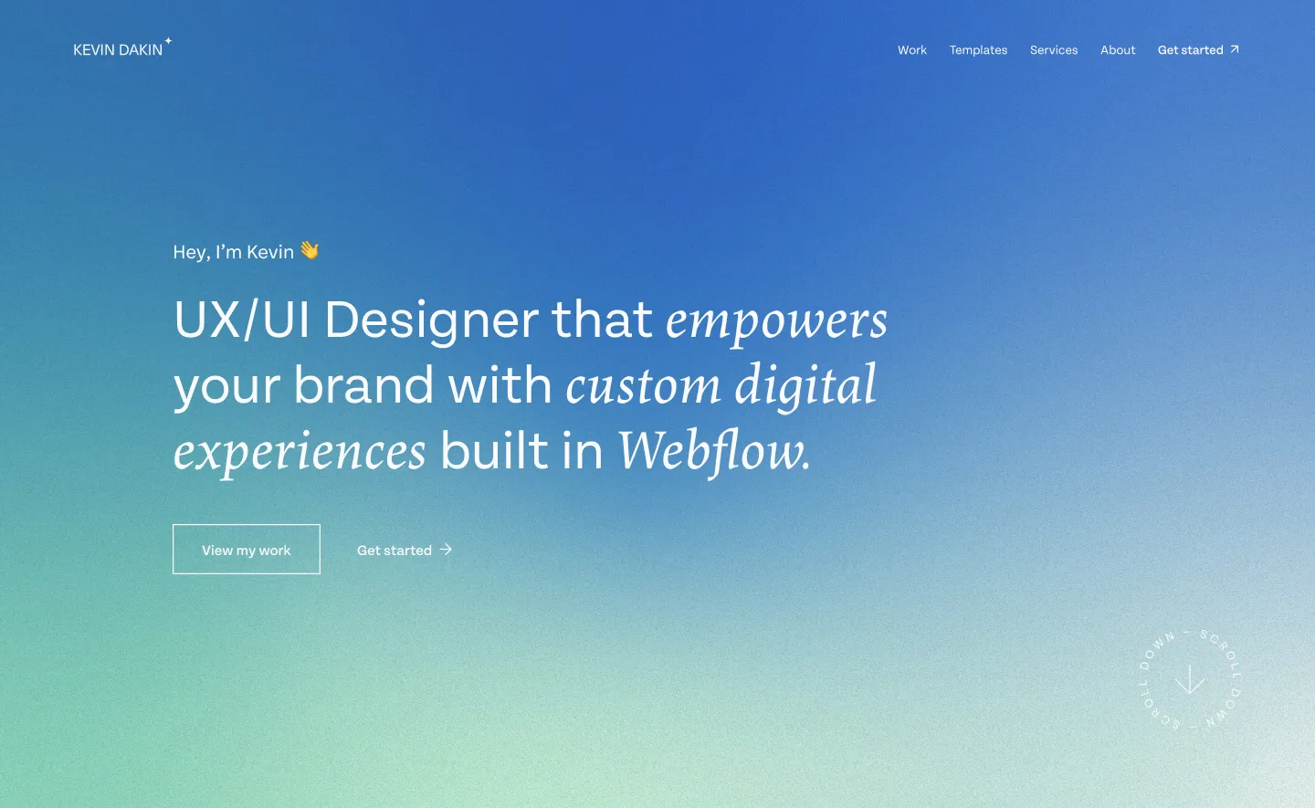 Independent Webflow Design + Developer | Kevin Dakin