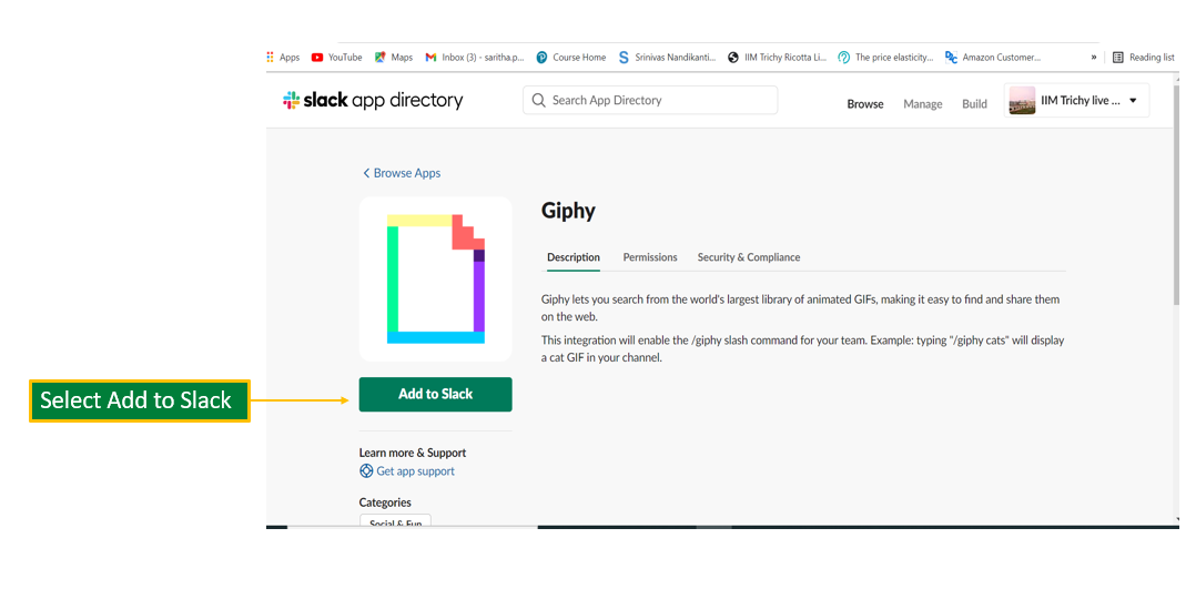 How to Use GIPHY in Slack? Install and Send GIFs on Slack!