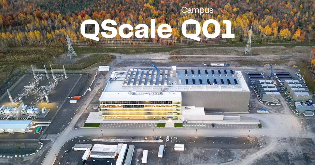 QScale Q01 Campus – 142MW AI Colocation Data Center