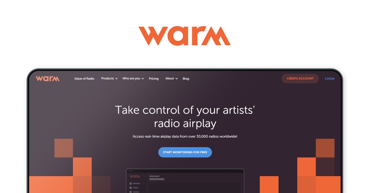 WARM | World Airplay Radio Monitor | Real-Time Data