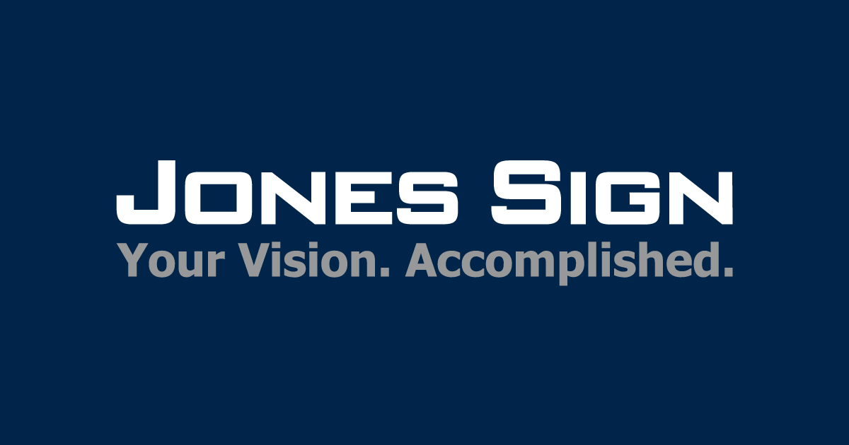 Sign Specification Program | Jones Sign - A National Full-Service ...
