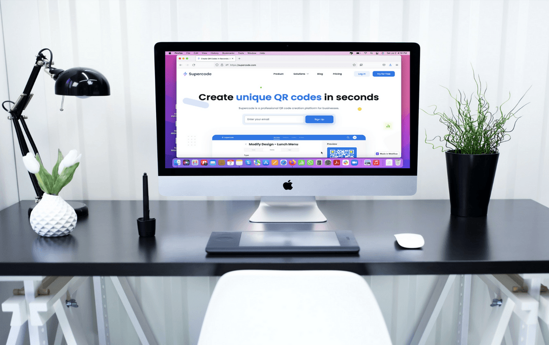 Create QR Codes in Seconds | Supercode QR Code Generator