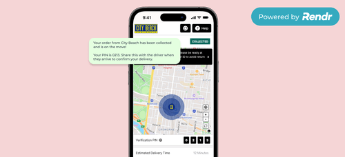 Rendr Solution | Delivery Dashboard