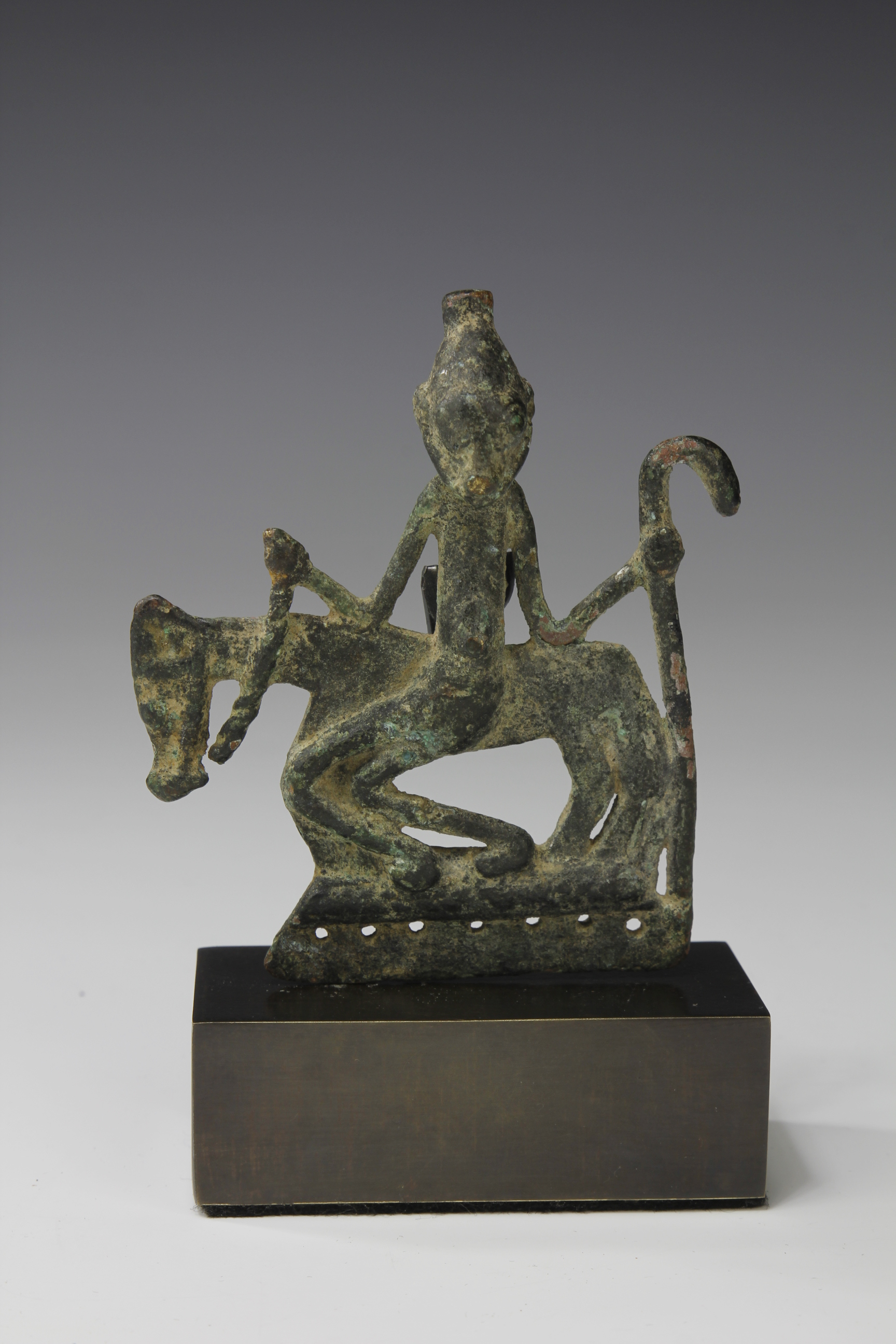 FINE EARLY BRONZE EQUESTRIAN PENDANT. DOGON, MALI | £850 | TRIBAL ...