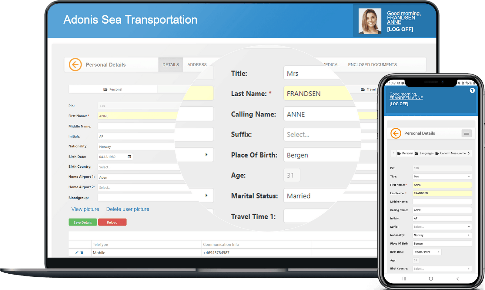 Employee Self-Service | Adonis HR