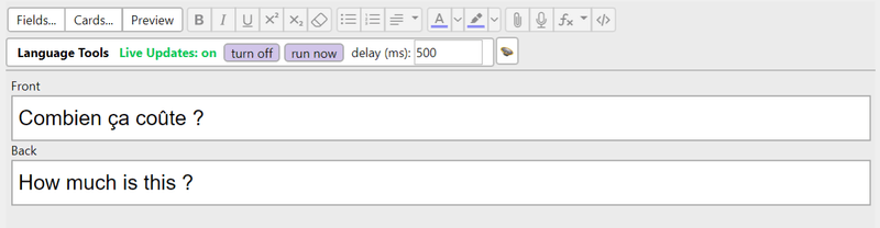 Anki: Configuring Note Types