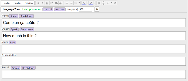 Anki: Configuring Note Types