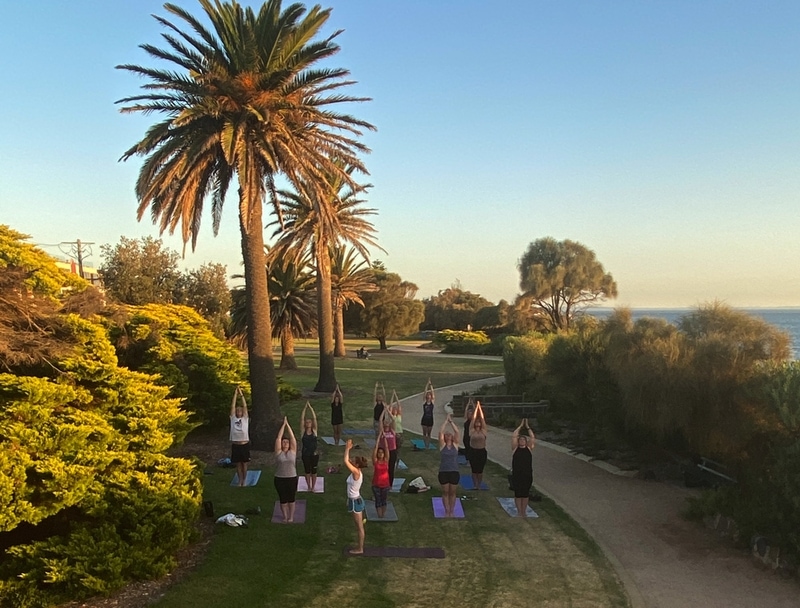 Twilight Yoga , Sandy Village