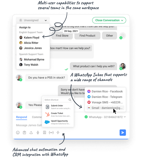 WhatsApp Link Generator: Create WhatsApp Link for Free with respond.io