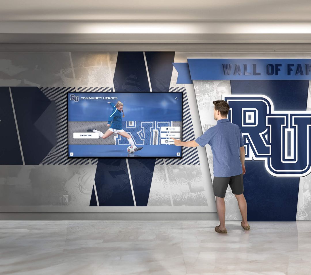 ROCKET - Touchscreen Digital Hall of Fame Wall | Interactive Trophy ...