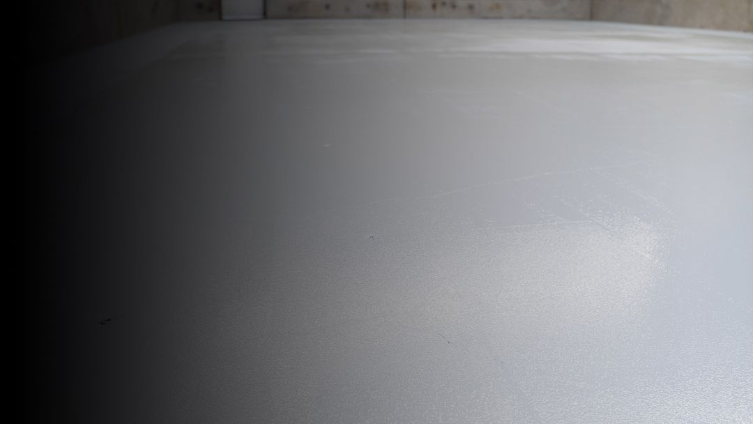 White Epoxy Flooring Installation | White Epoxy Floors With Flake