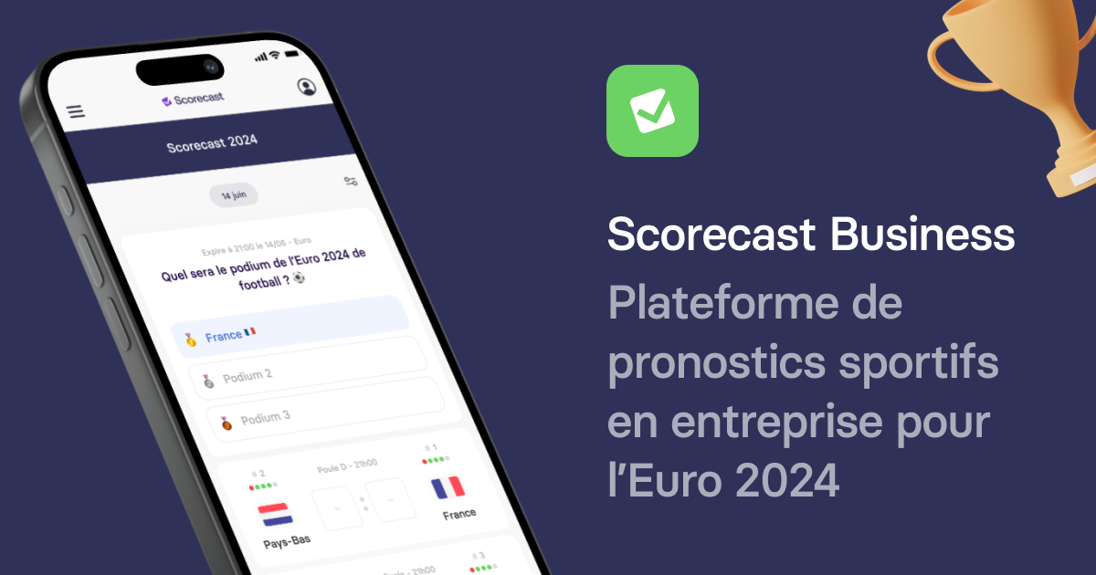 Pronostic Euro 2024 - Pronostics en entreprise sur l'Euro 2024 ⚽️