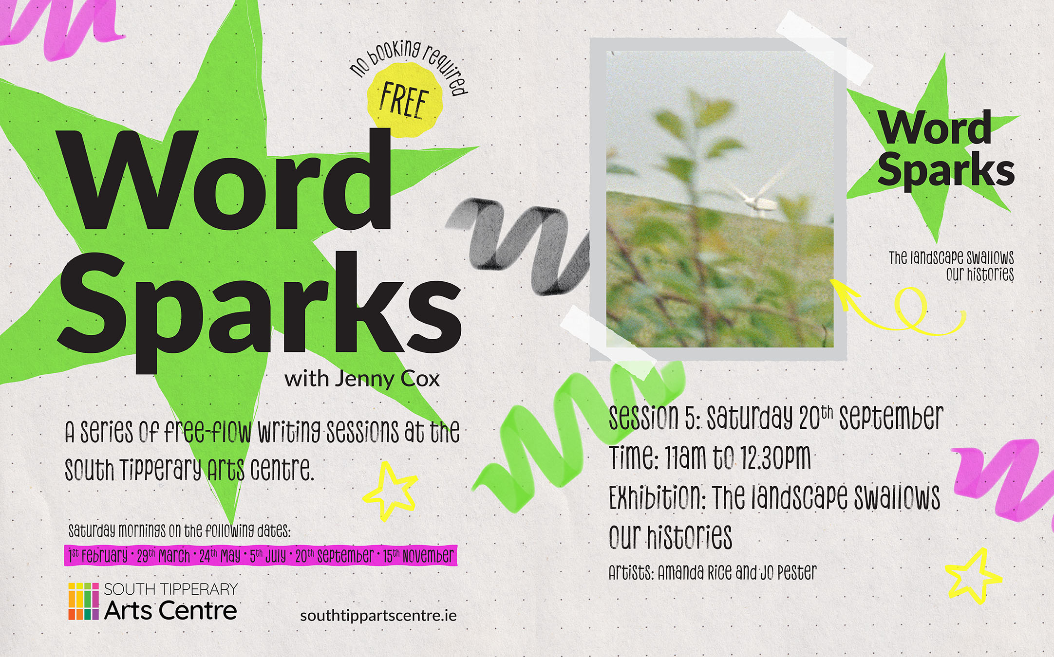 Word Sparks Session 5: The landscape swallows our histories