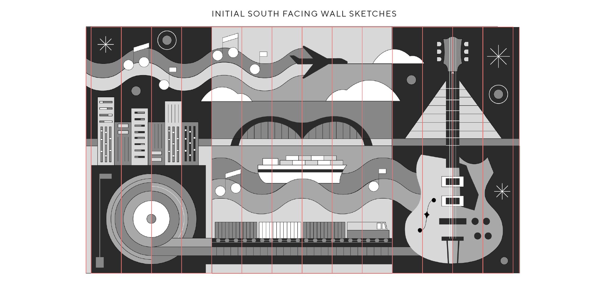 Case Study: FedEx Logistics Rooftop Murals | Illustration, Design ...