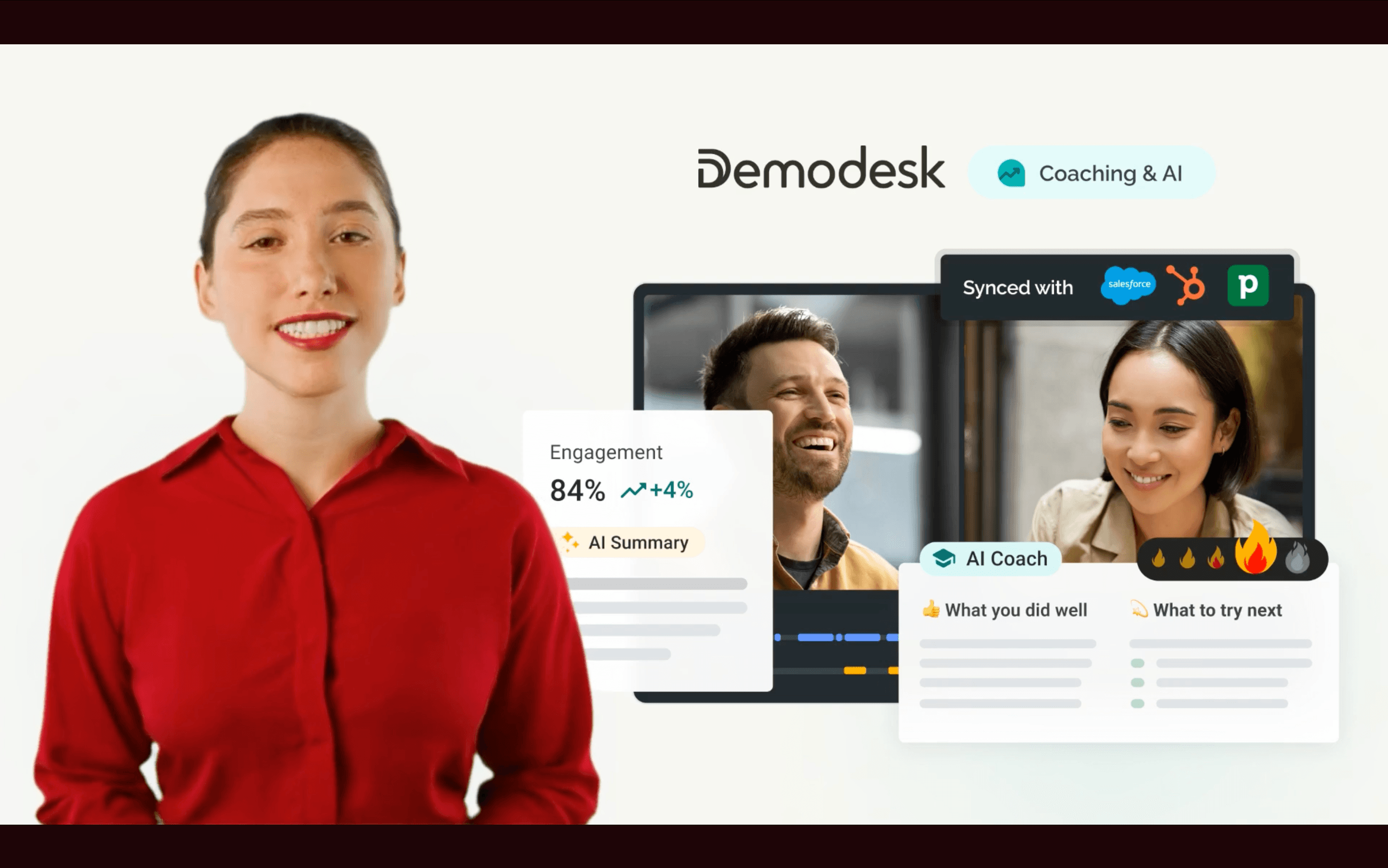 Demodesk | AI Sales Coaching + Video Meetings + Scheduling Automation