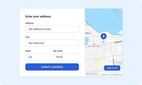 Address Autofill - Mapbox