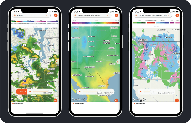 Mobile maps in 3D for iOS and Android